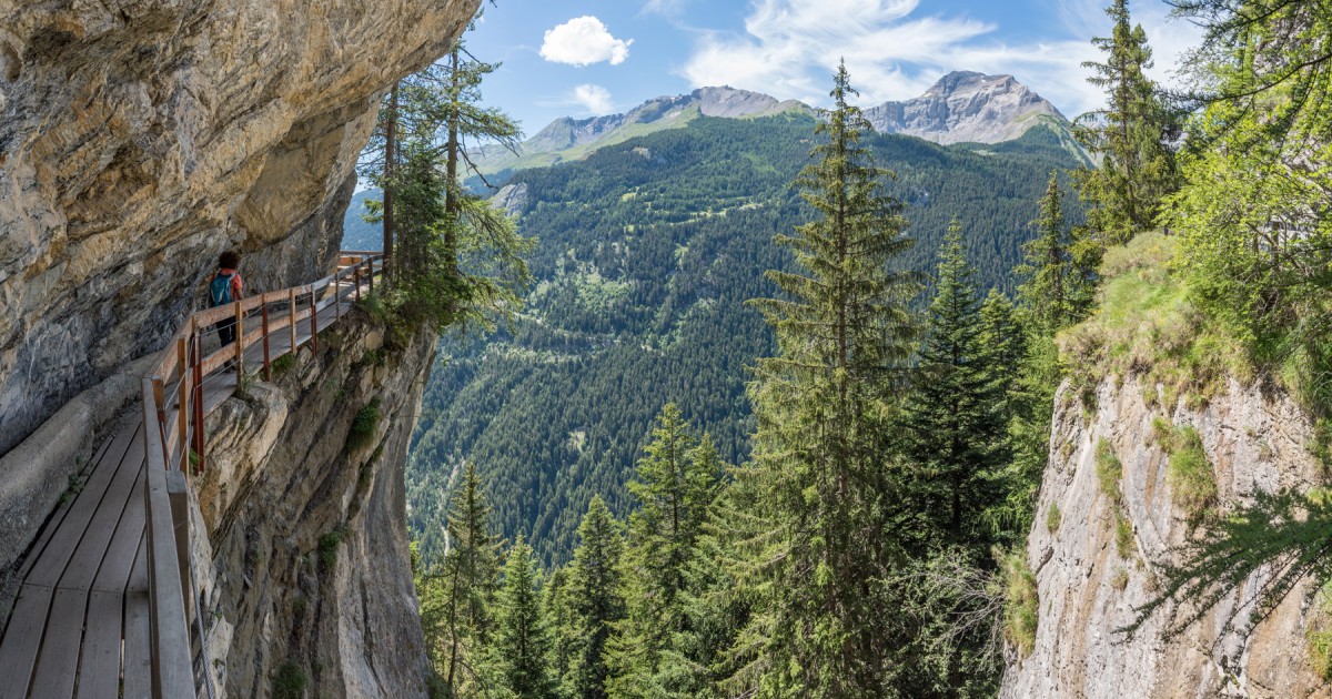 Wandern an Suonen im Wallis