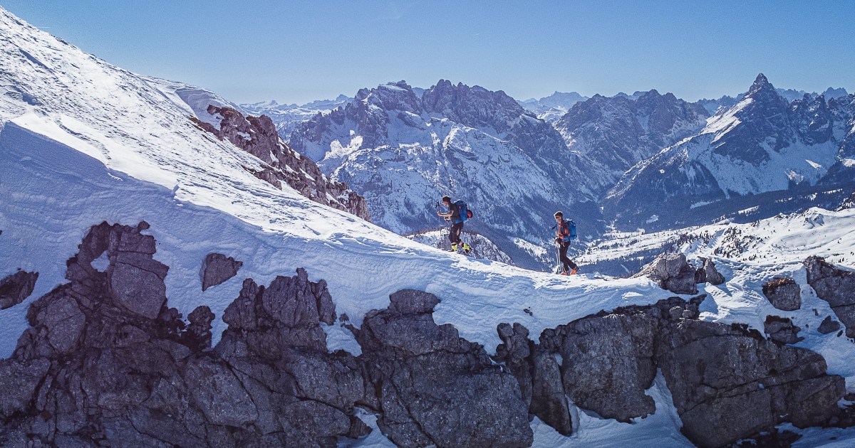 Skitouren in Sappada in den südlichen Karnischen alpen