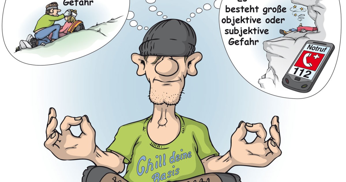 Wie gehe ich bei einem Notfall in den Bergen vor?