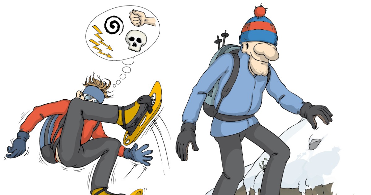 Sicher wandern im Schnee